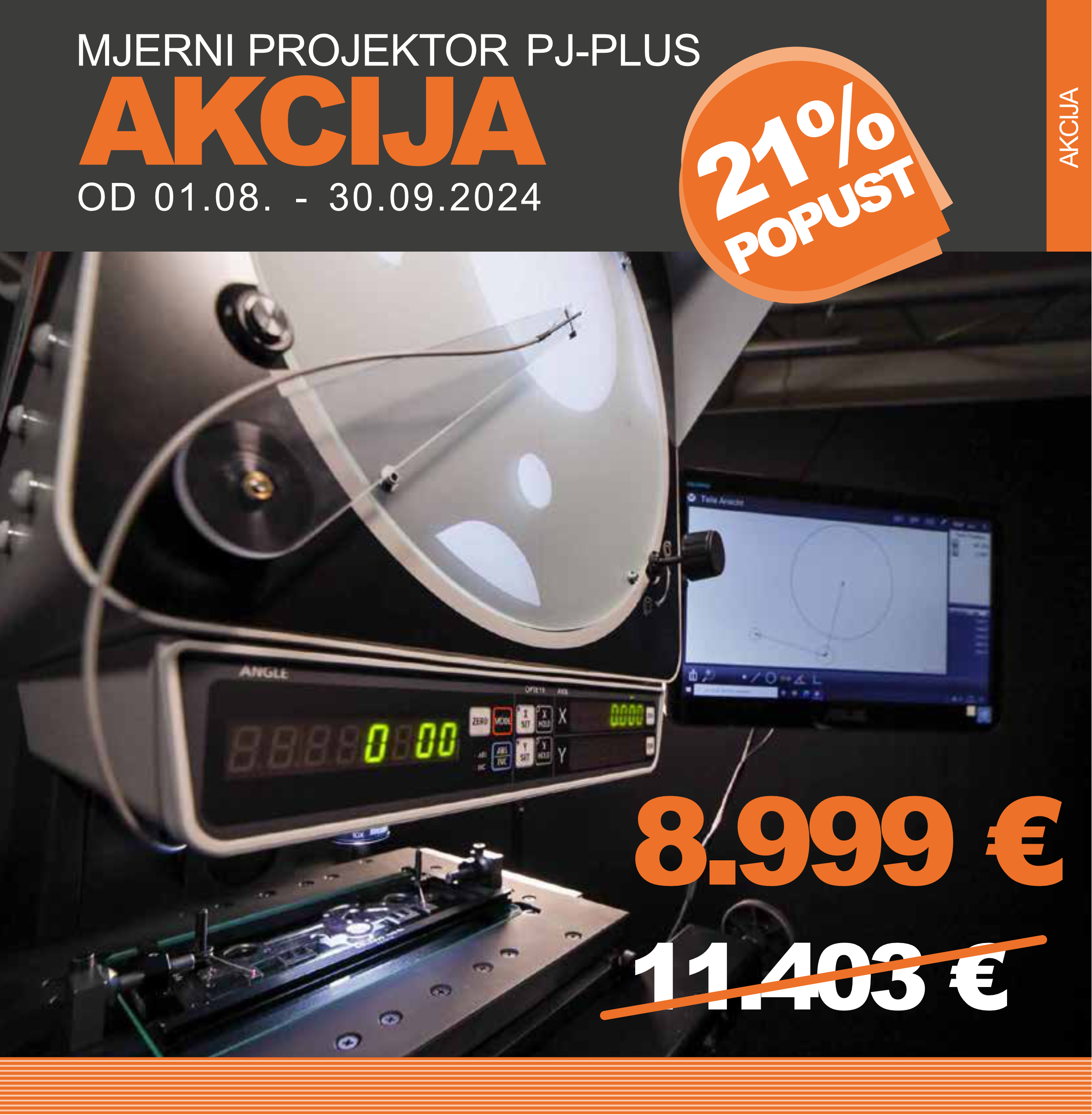 Mitutoyo Akcija - Mjern projektor PJ-Plus | STROJOTEHNIKA